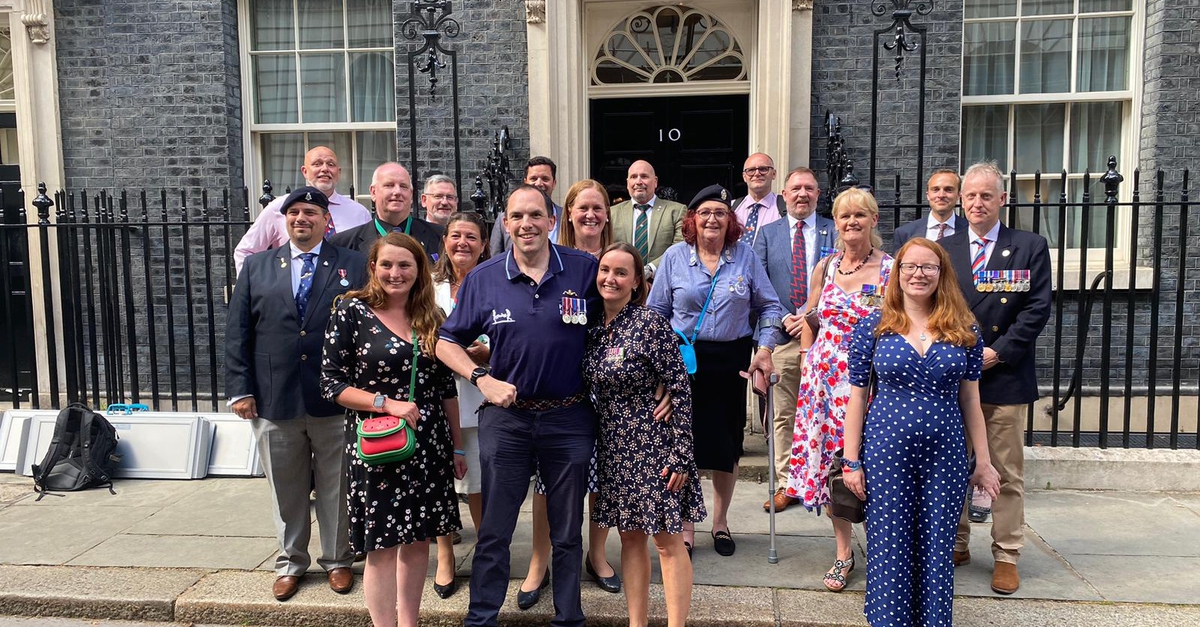 Veterans attend Downing Street reception | Help For Heroes